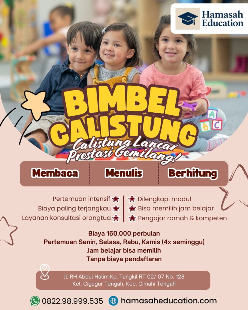 Les Bimbel Calistung di Cimahi – Hamasah Bimbel
